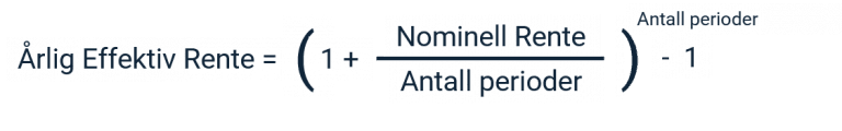 Forskjellen på nominell og effektiv rente - Boliglån - Renteradar.no