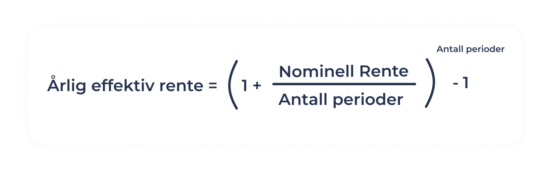 Forskjellen på nominell og effektiv rente - Boliglån - Renteradar.no
